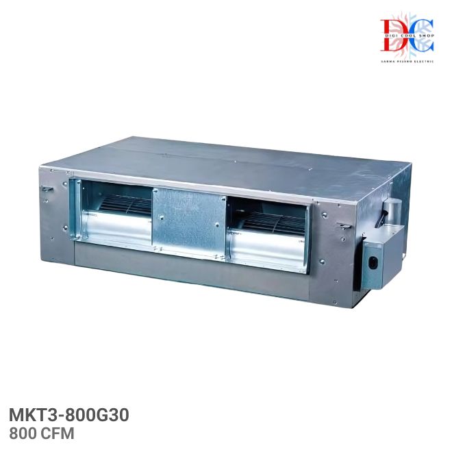 فن کویل کانالی پر فشار میدیا مدل MKT3-800G30